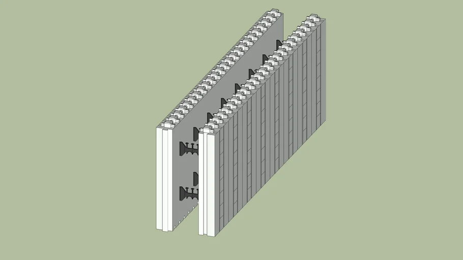 LiteForm ICF 4 inch Straight | 3D Warehouse