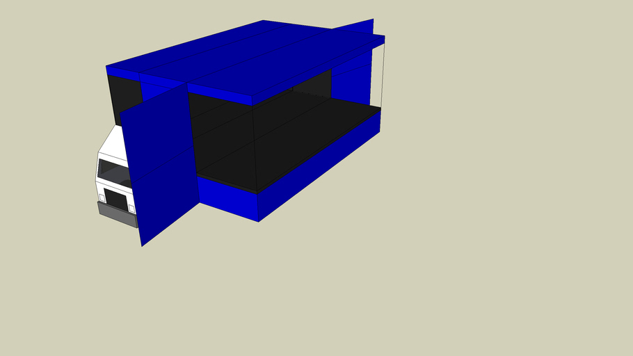 Foldable Mobile Stage by Bunsen | 3D Warehouse