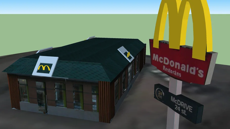 Restaurant Fast Food Mcdonalds 3D Warehouse, 40% OFF
