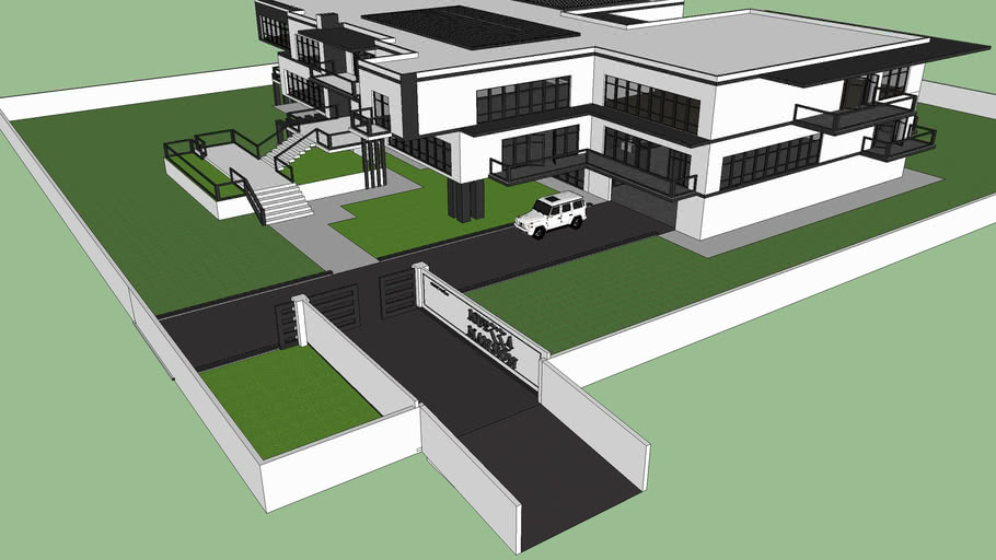 modern mansion | 3D Warehouse