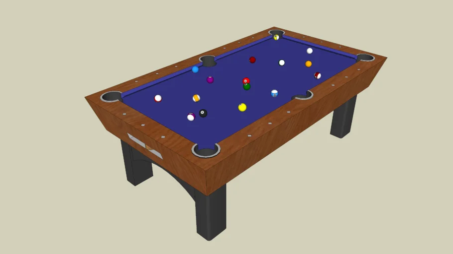 Pool Table | 3D Warehouse