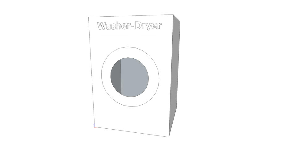 Washer-Dryer-2D+3D-LITE | 3D Warehouse