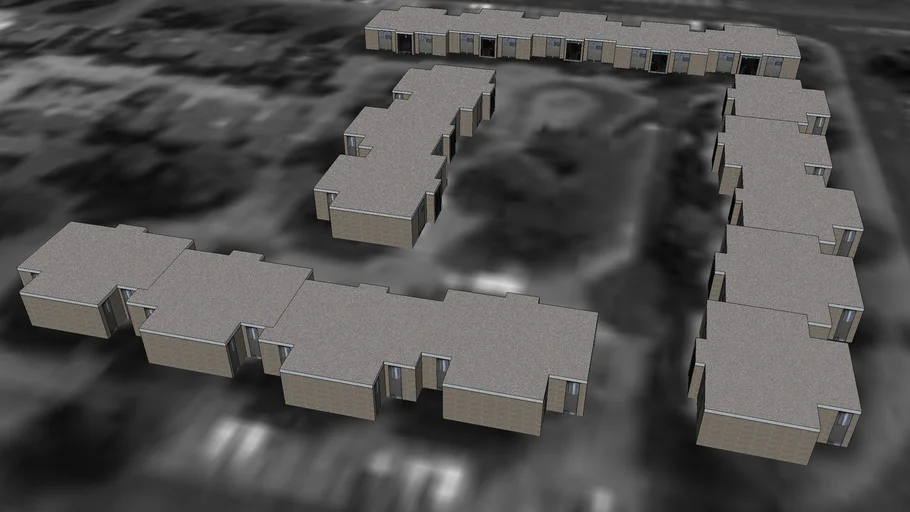 Stadium Drive Apartments | 3D Warehouse