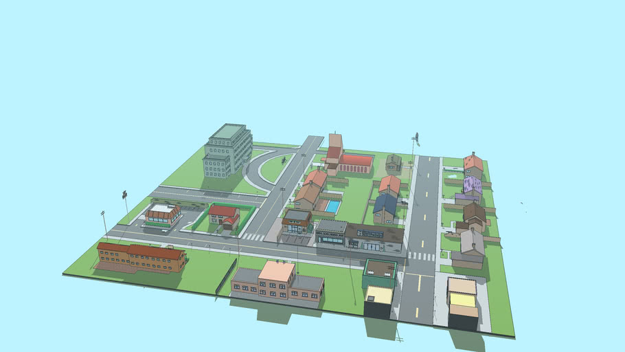 simpsons springfield | 3D Warehouse