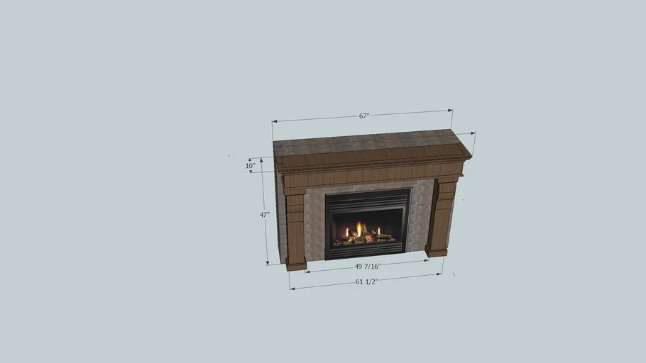 Fireplace Mantel | 3D Warehouse