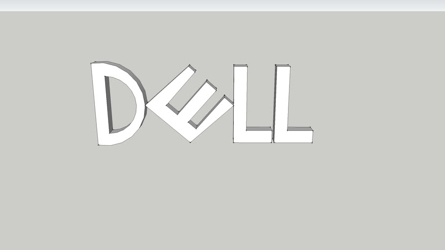 Dell Logo | 3D Warehouse