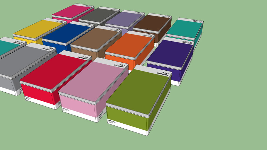 Pantone Box | 3D Warehouse