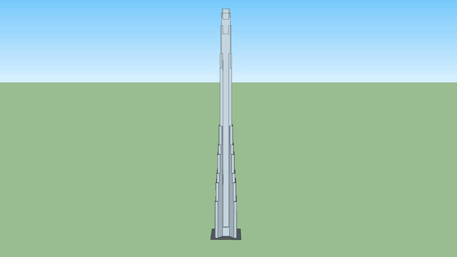 1.2 Kilometer tall Skyscraper | 3D Warehouse