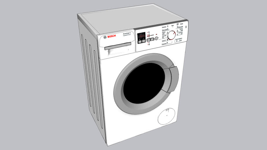 Washing machine Bosh 02 | 3D Warehouse