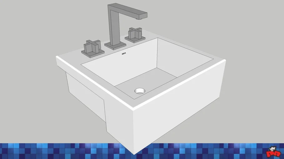 Powder Room Sink | 3D Warehouse