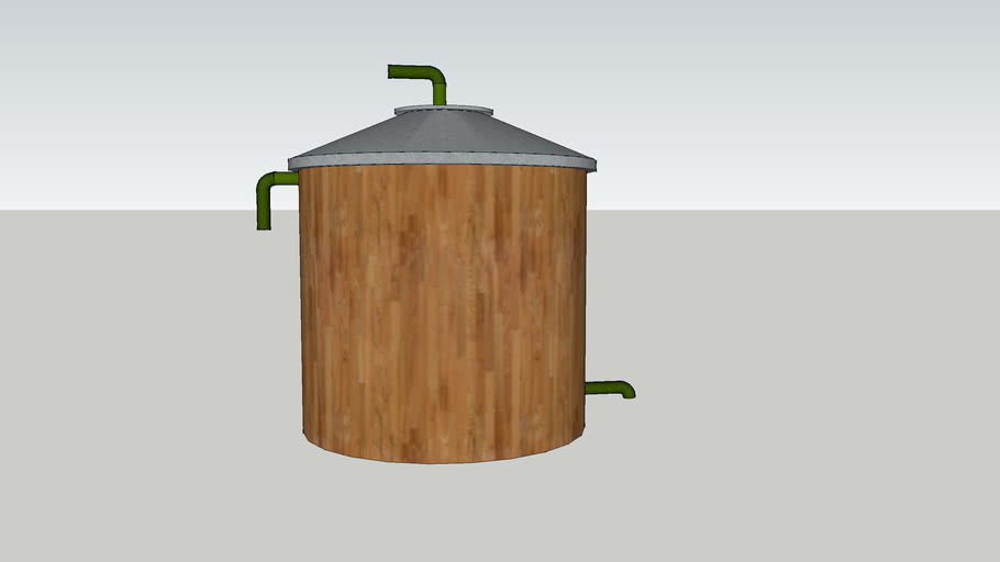 Wood Cistern | 3D Warehouse