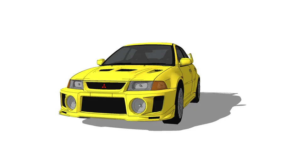 Mitsubishi Lancer Evolution V CP9A | 3D Warehouse