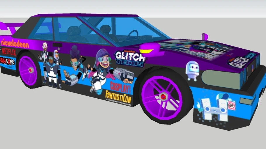 Nickelodeon Glitch Techs Car | 3D Warehouse