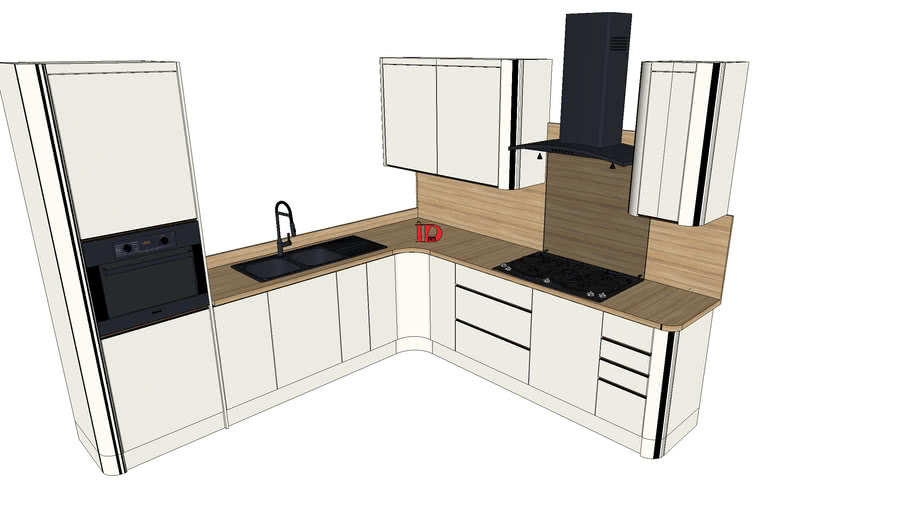 concept kitchen for residential house in Swindon, UK | 3D Warehouse