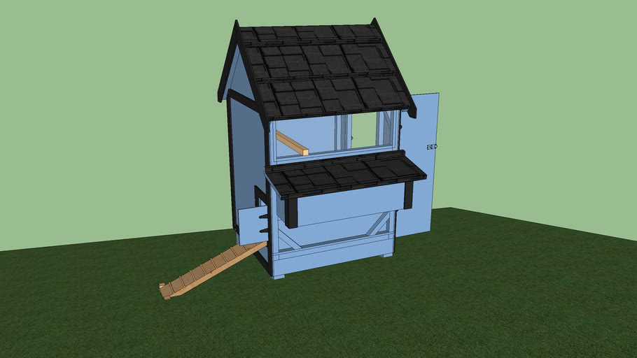 Chicken Coop Detailed Plan | 3D Warehouse
