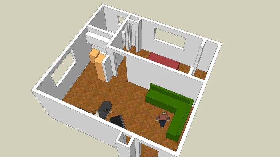 Small one bedroom | 3D Warehouse