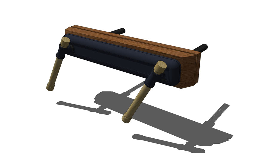 Twin Screw Bench Vise | 3D Warehouse