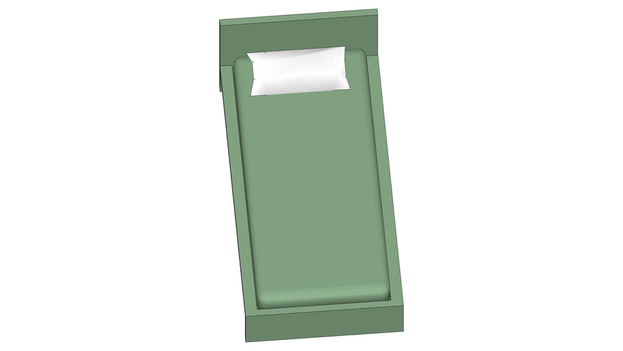 H & G single bed | 3D Warehouse