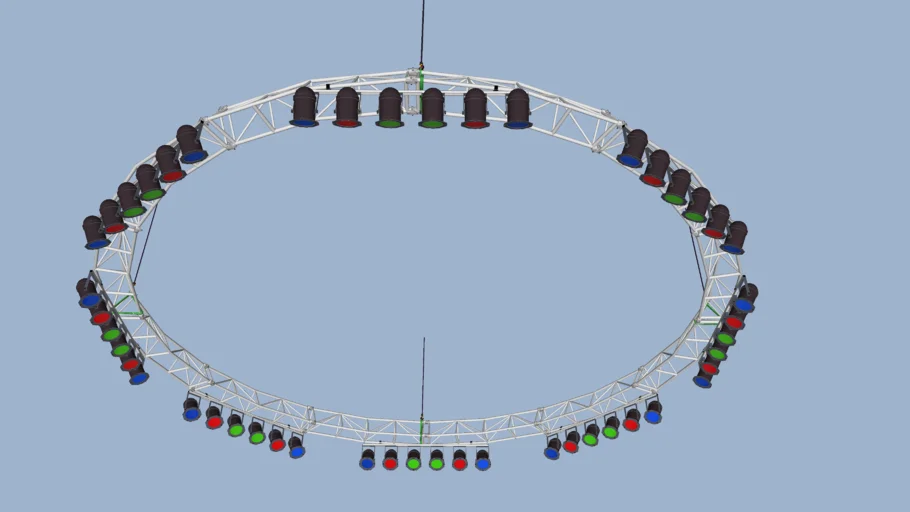 circular truss | 3D Warehouse
