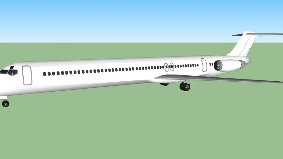Template - McDonnell Douglas MD-80 | 3D Warehouse