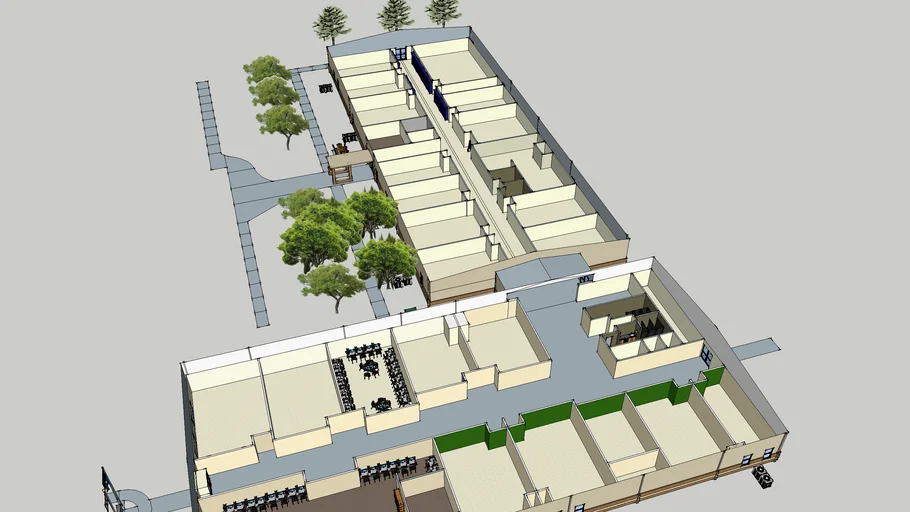 bridge creek school inside | 3D Warehouse