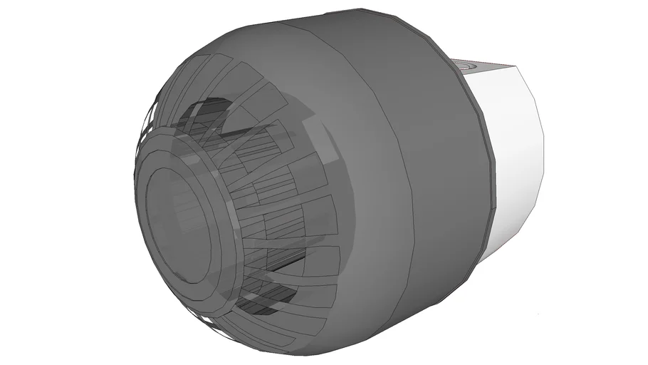 Apollo Open Area Sounder Beacon White Body White Flash | 3D Warehouse