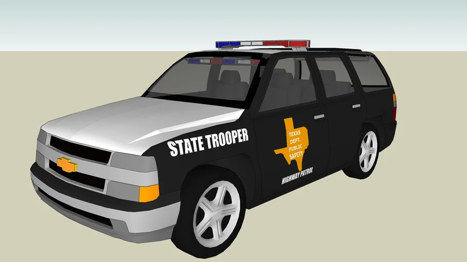 Texas DPS Highway Patrol Tahoe | 3D Warehouse
