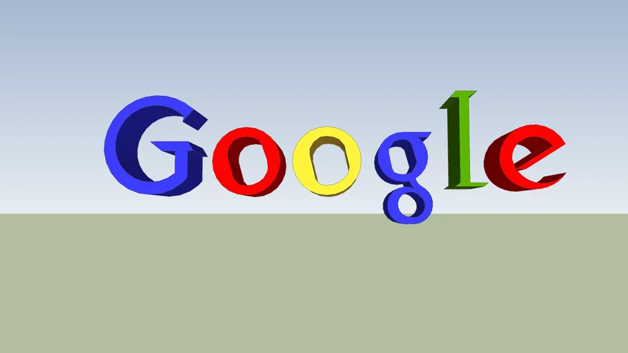 Google Logo | 3D Warehouse