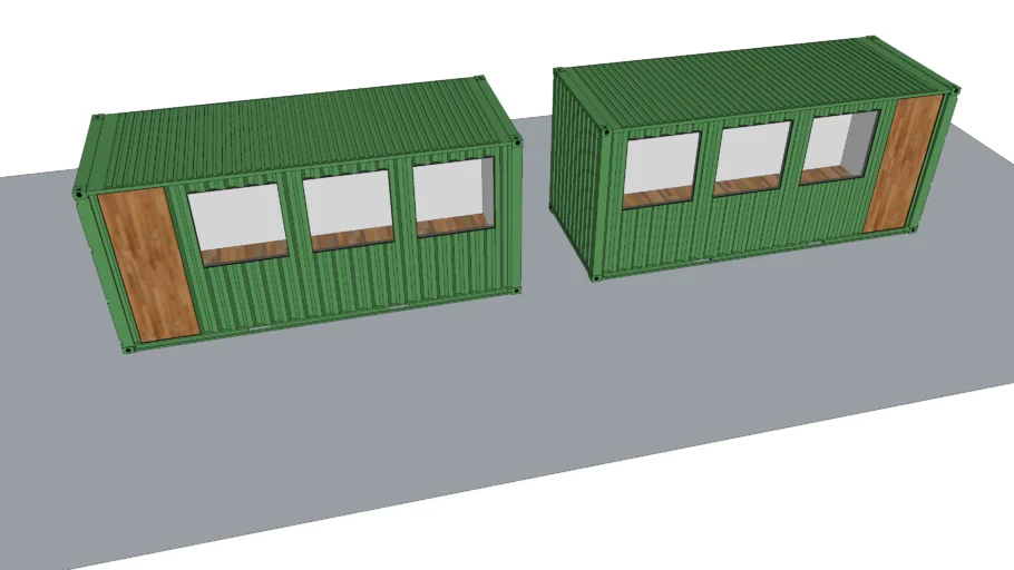 Shipping Container House | 3D Warehouse