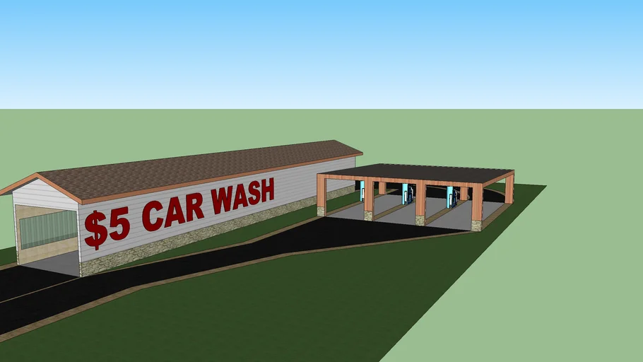 100' $5 Car Wash. | 3D Warehouse