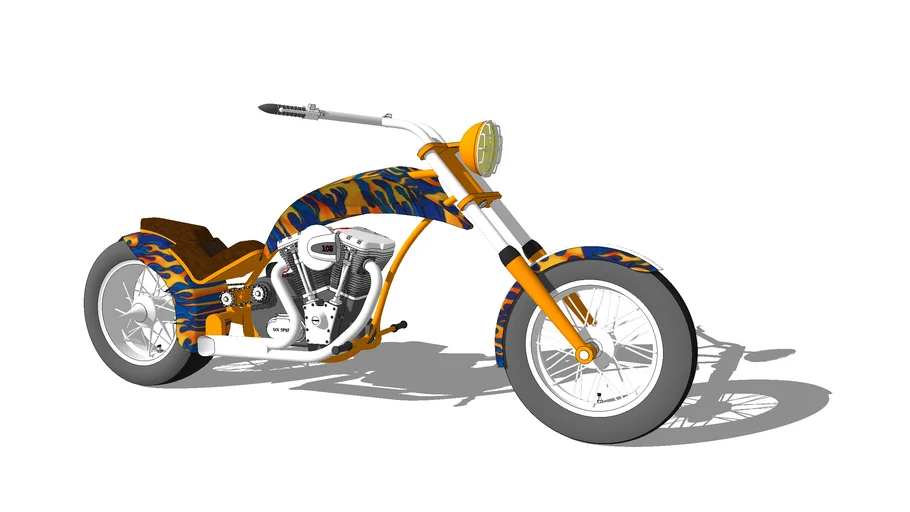 Custom Chopper | 3D Warehouse