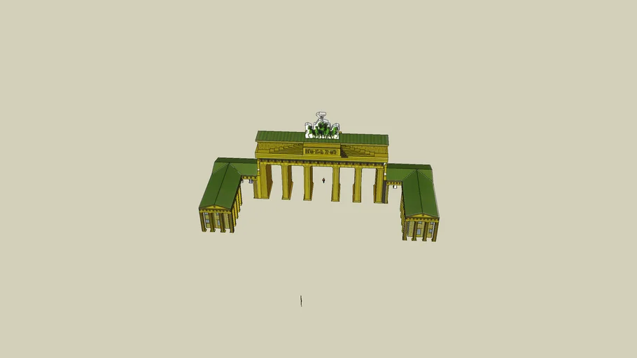 Brandenburg Gates copy for Lesson | 3D Warehouse