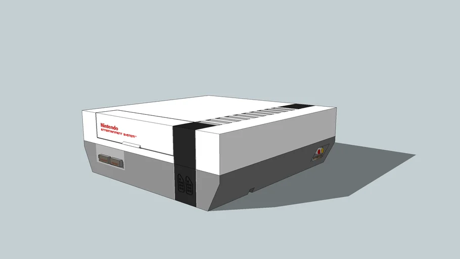 NES Nintendo Entertainment System | 3D Warehouse