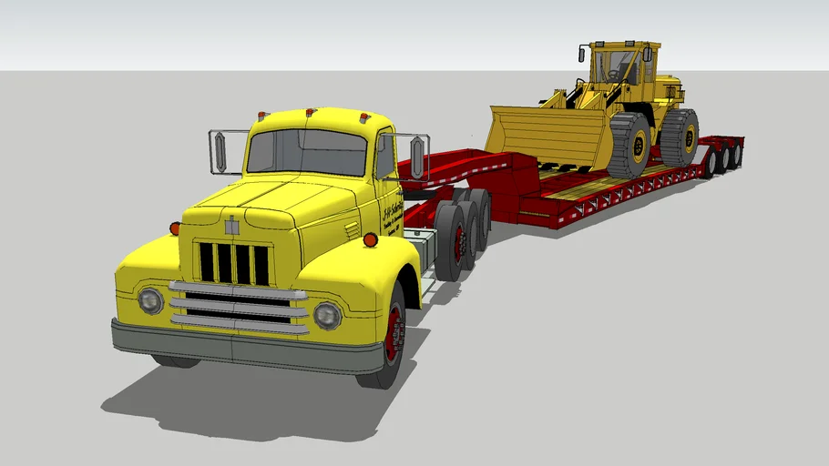 1953 International R190 Heavy Hauler | 3D Warehouse