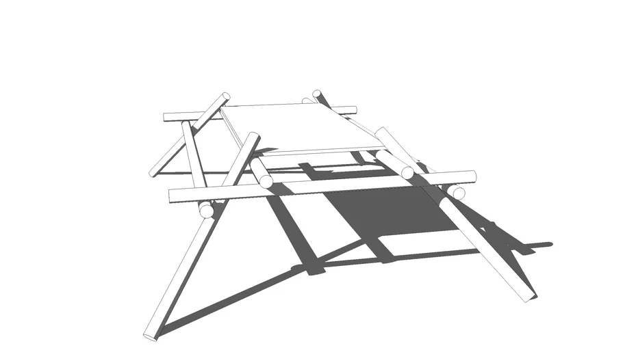 Friction lock table | 3D Warehouse