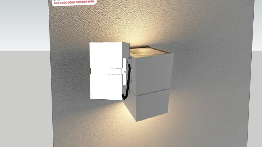 Đen LED 35_LWA0150B-BK | 3D Warehouse