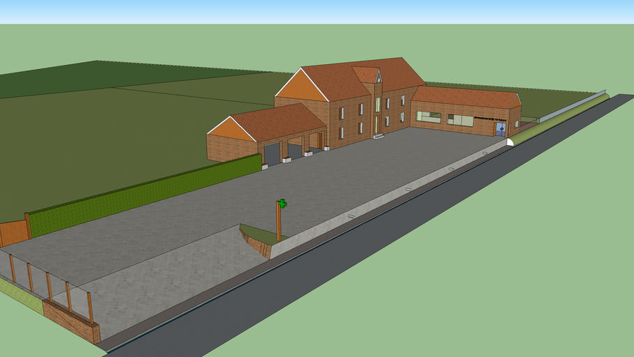 vet practice with huge house | 3D Warehouse