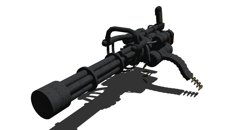 Minigun | 3D Warehouse