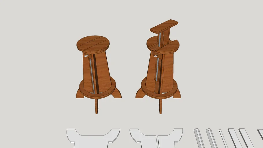Shop Stool | 3D Warehouse