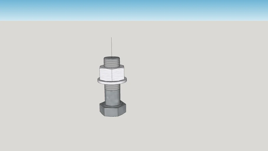Bolt M20 dynamic: hexagon, cylindrical or countersunk with (lock)nut ...