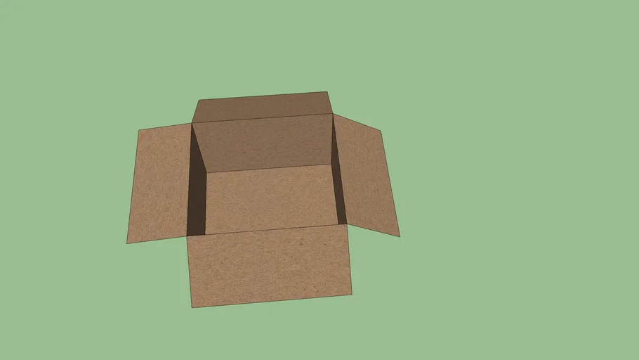 Cardboard Box | 3D Warehouse