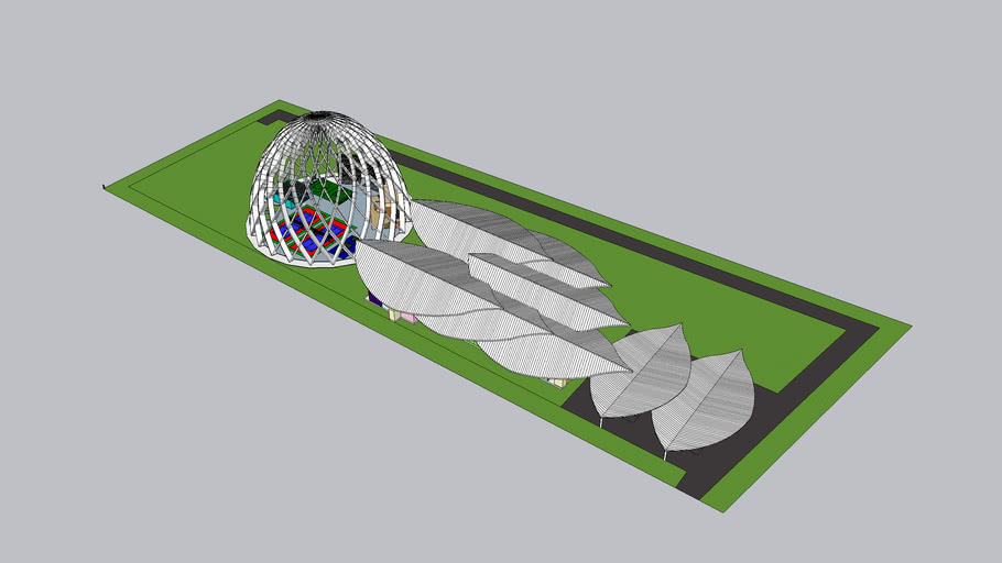 Urban Leisure Sport Center concept Leaf | 3D Warehouse