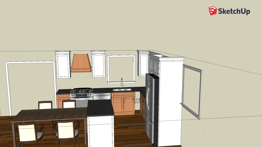 Kitchen-01-01 | 3D Warehouse