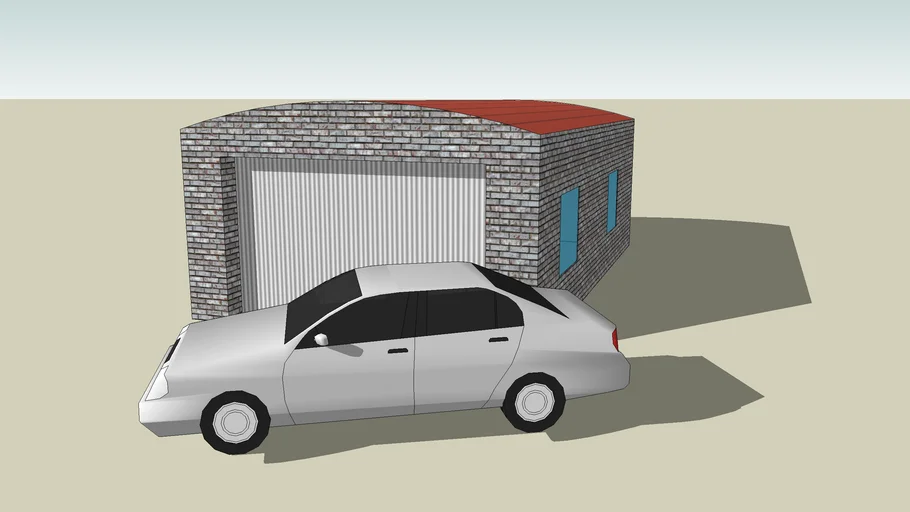 garage + car | 3D Warehouse