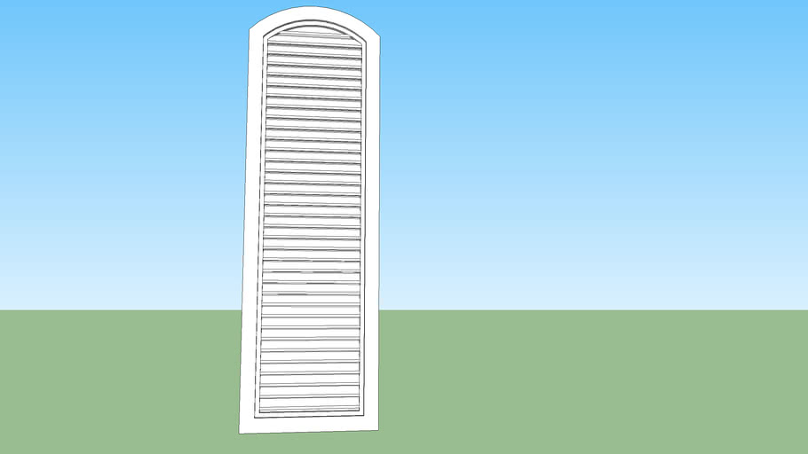 Arched Gable Vent | 3D Warehouse