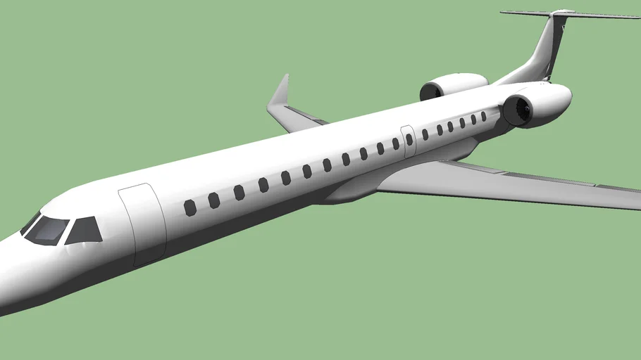 Template - Embraer ERJ-145XR | 3D Warehouse