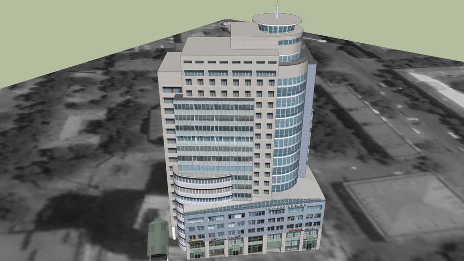 Diamond building | 3D Warehouse