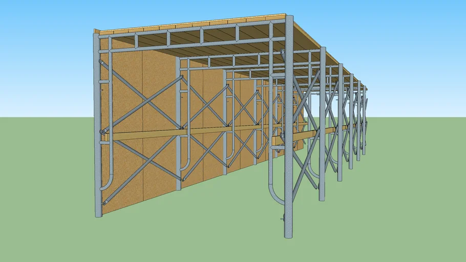 Protected Overhead Sidewalk | 3D Warehouse