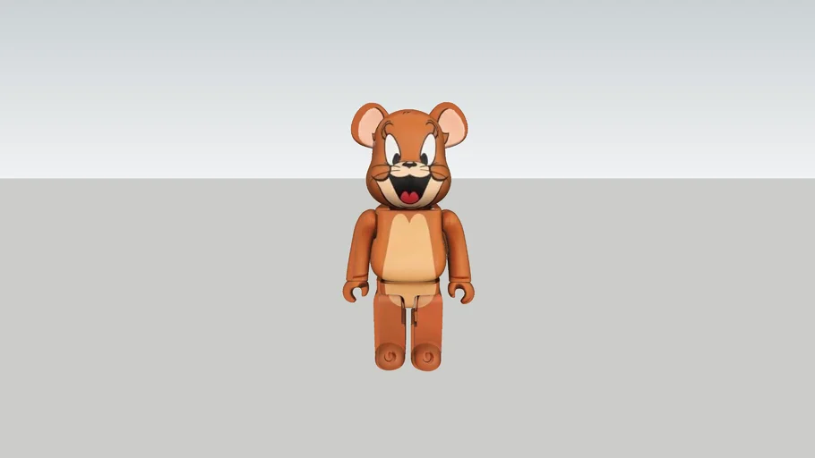 Be@rbrick Bearbrick 庫柏力克熊-傑利鼠 | 3D Warehouse