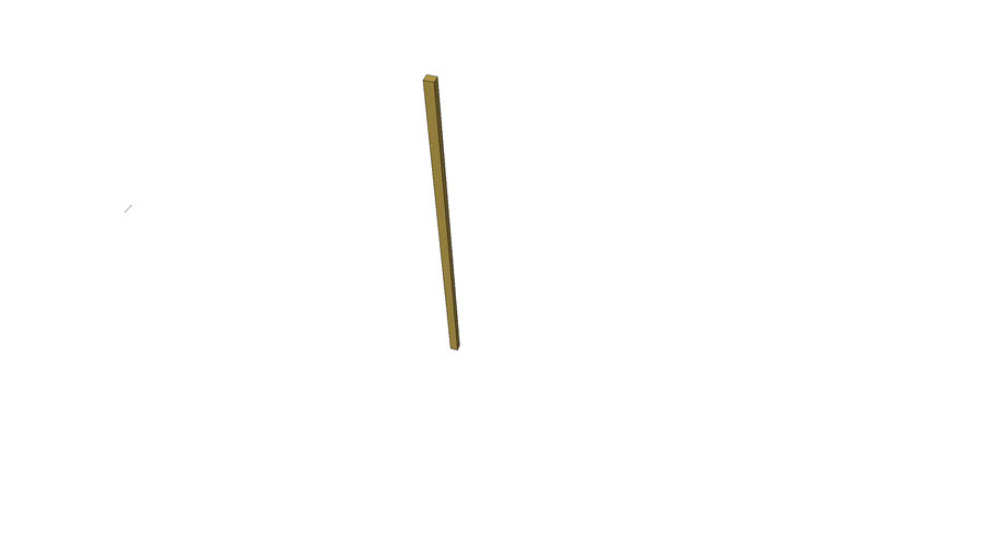 brass metal bar | 3D Warehouse